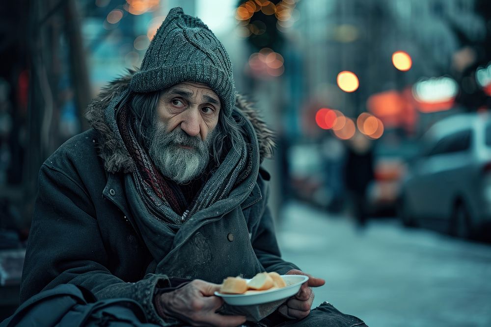 Poor homeless man begging money | Free Photo - rawpixel