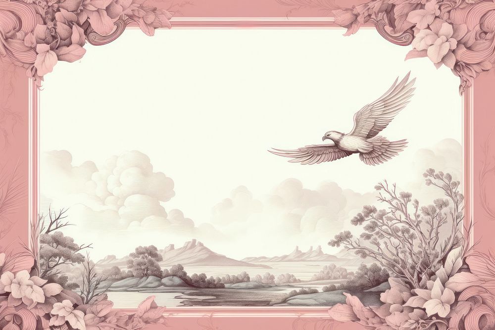 Illustration solid toile eagle border | Premium Photo Illustration ...
