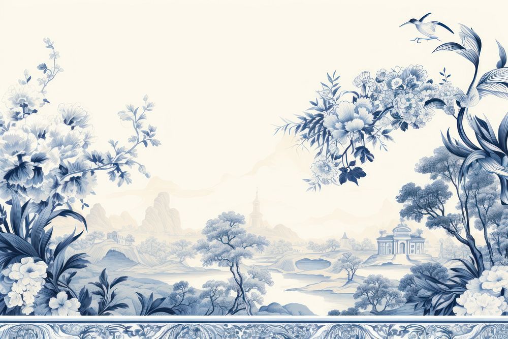 Toile peacock border pattern art | Premium Photo Illustration - rawpixel