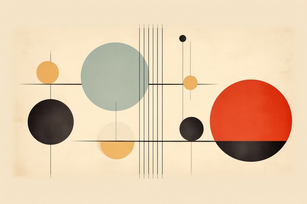 Geometric background mid century backgrounds | Premium Photo ...