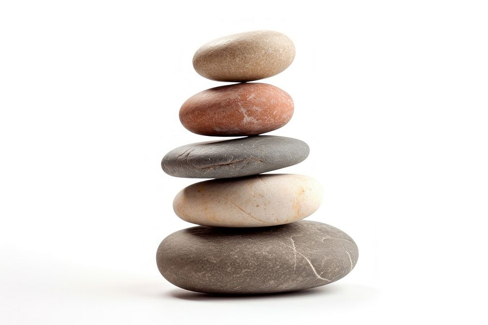 Stacked stone zen pebble white | Premium Photo - rawpixel