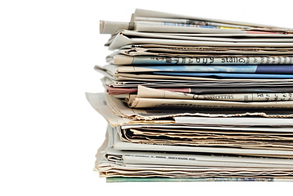 Stack Newspapers newspaper backgrounds document. | Free Photo - rawpixel