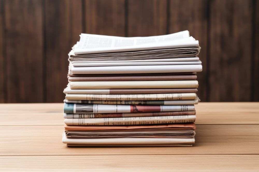 Stack Newspapers publication newspaper document. | Premium Photo - rawpixel