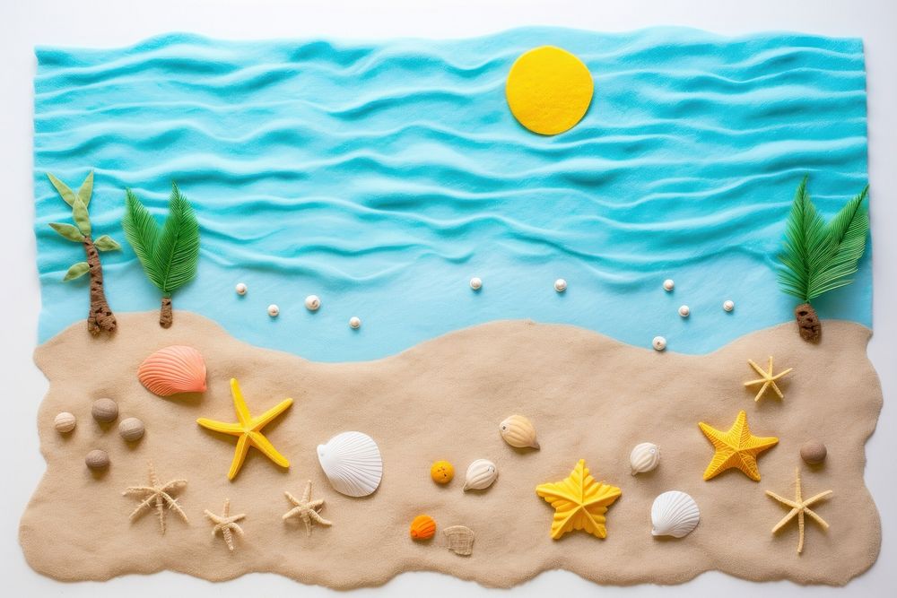 Felt beach invertebrate creativity vacation. | Premium Photo - rawpixel