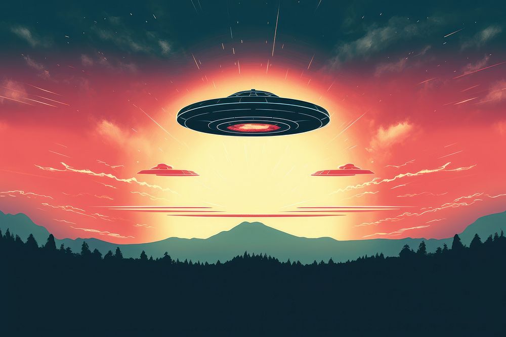 Minimal isolated ufo sky outdoors | Premium Photo Illustration - rawpixel