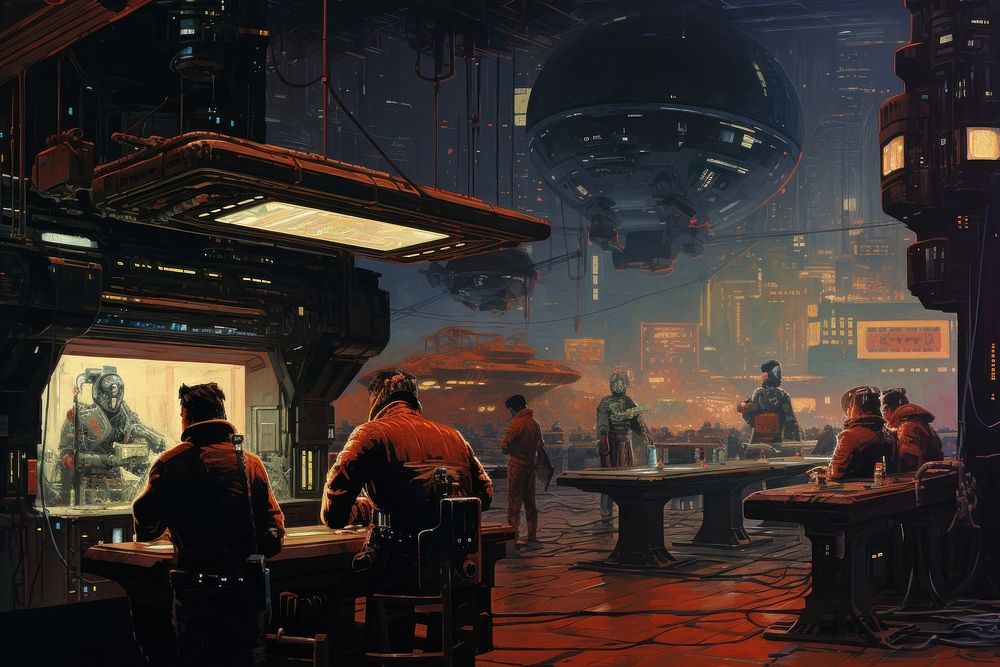 Video game architecture nightlife adult | Free Photo Illustration ...