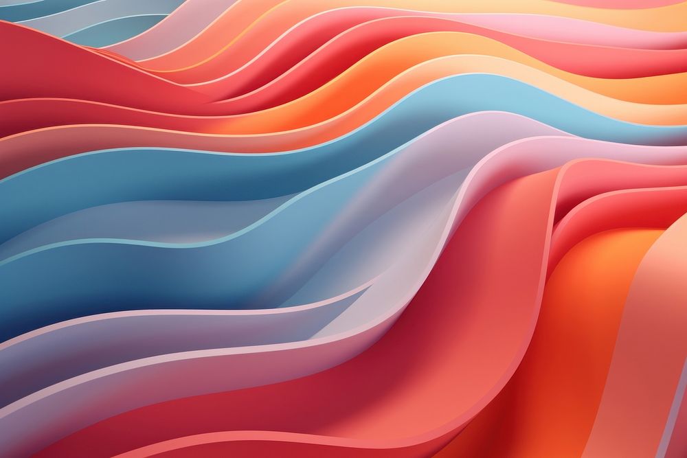 Mesmerizing 3D Abstract Multicolor Visualization | Premium Photo ...