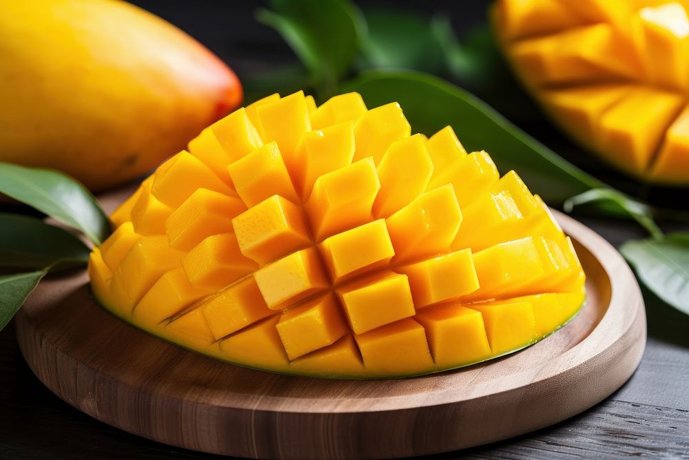 Fresh mango cutted fruit plant | Premium Photo - rawpixel