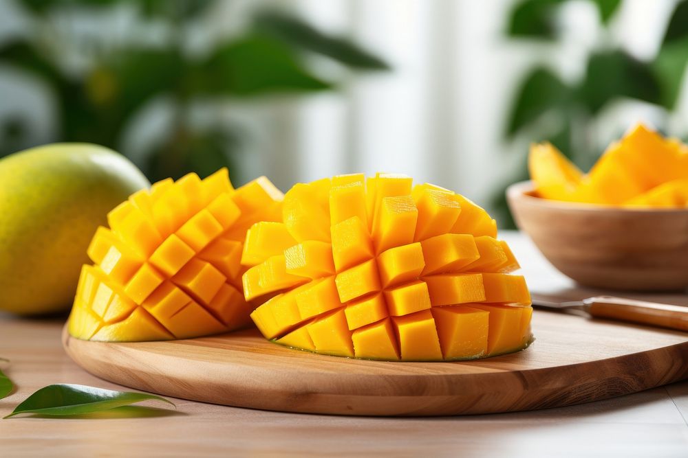 Fresh mango cutted fruit plant | Premium Photo - rawpixel