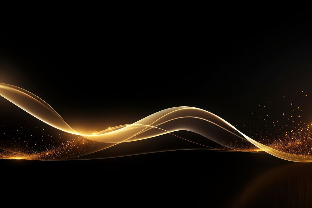 Gold line light backgrounds technology. | Free Photo Illustration ...