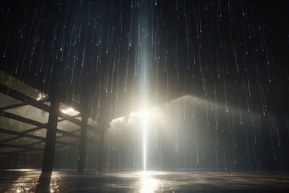 Light beam effect rain lighting | Premium Photo - rawpixel