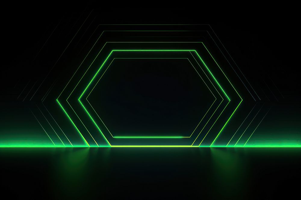 Pentagon neon background backgrounds light | Premium Photo Illustration ...