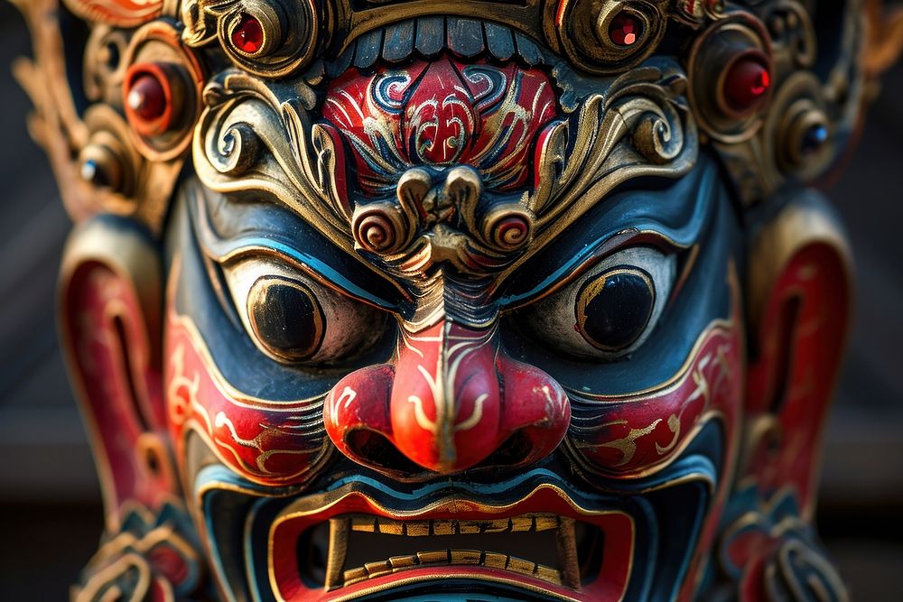 Traditional Asian mask representation spirituality | Free Photo - rawpixel