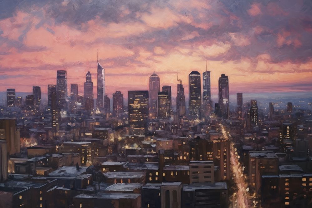 Cityscape architecture metropolis outdoors. | Premium Photo ...