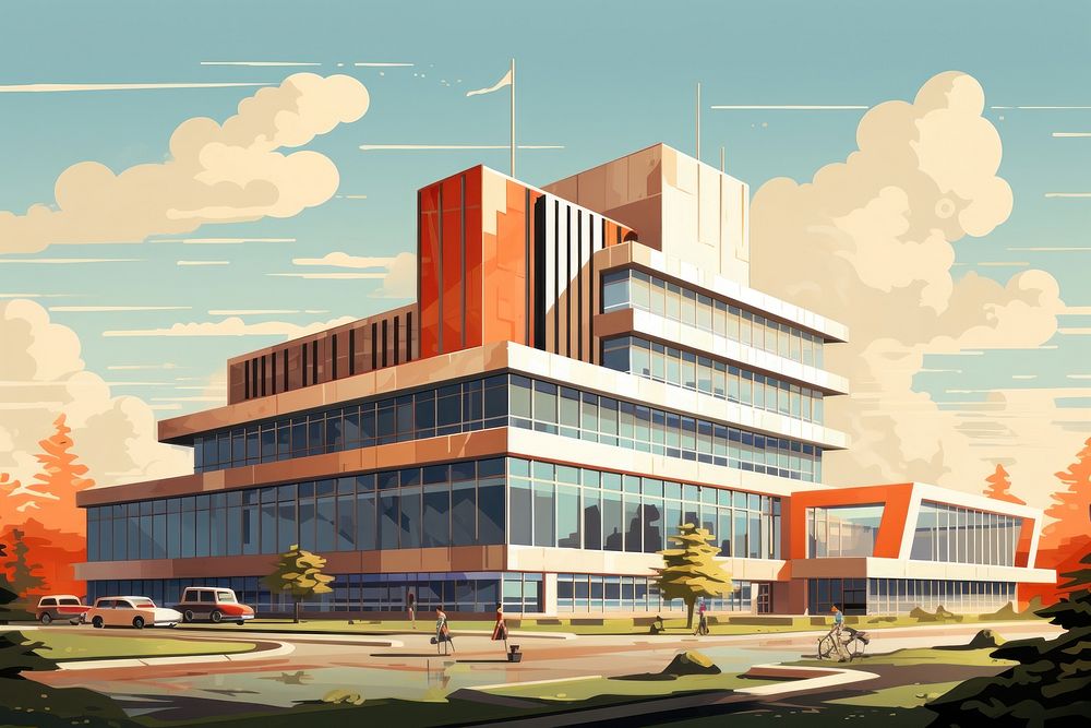 Building car architecture vehicle. | Free Photo Illustration - rawpixel