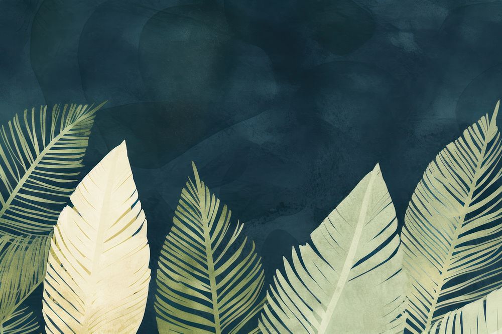 Simple abstract leaf patterns background | Free Photo Illustration ...