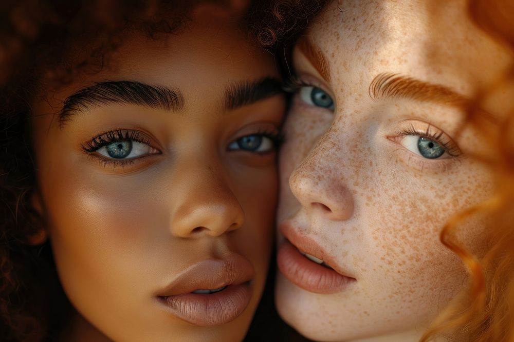 Skin photography portrait freckle. | Premium Photo - rawpixel
