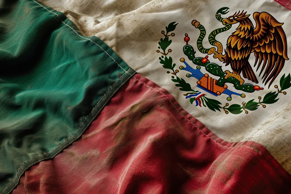 Mexico flag pattern patriotism crumpled. | Premium Photo - rawpixel