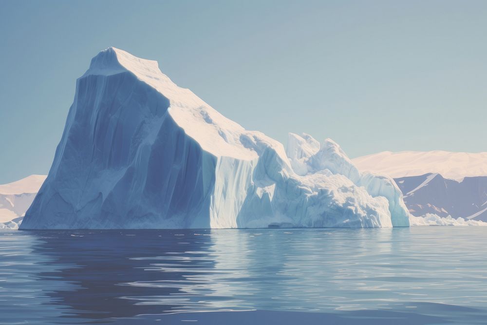 Iceburg ice landscape outdoors. | Premium Photo - rawpixel