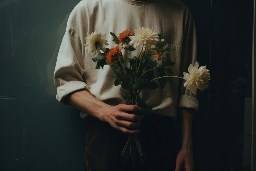 Holding flowers person plant petal. | Premium Photo - rawpixel
