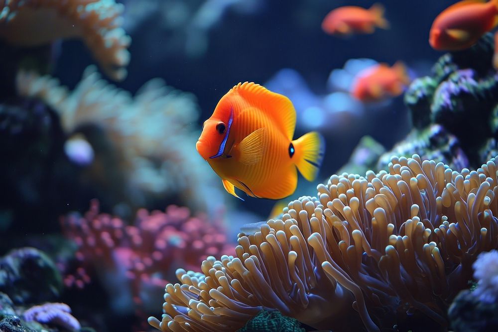 Random fish swimming and corals | Free Photo - rawpixel