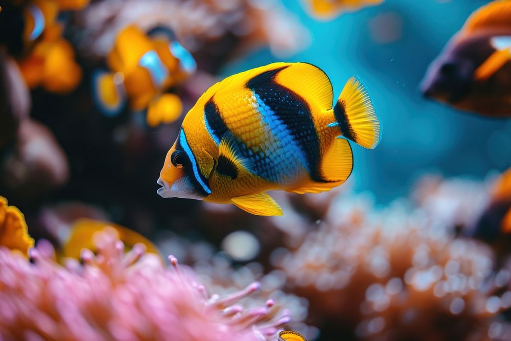 Random fish swimming and corals | Premium Photo - rawpixel