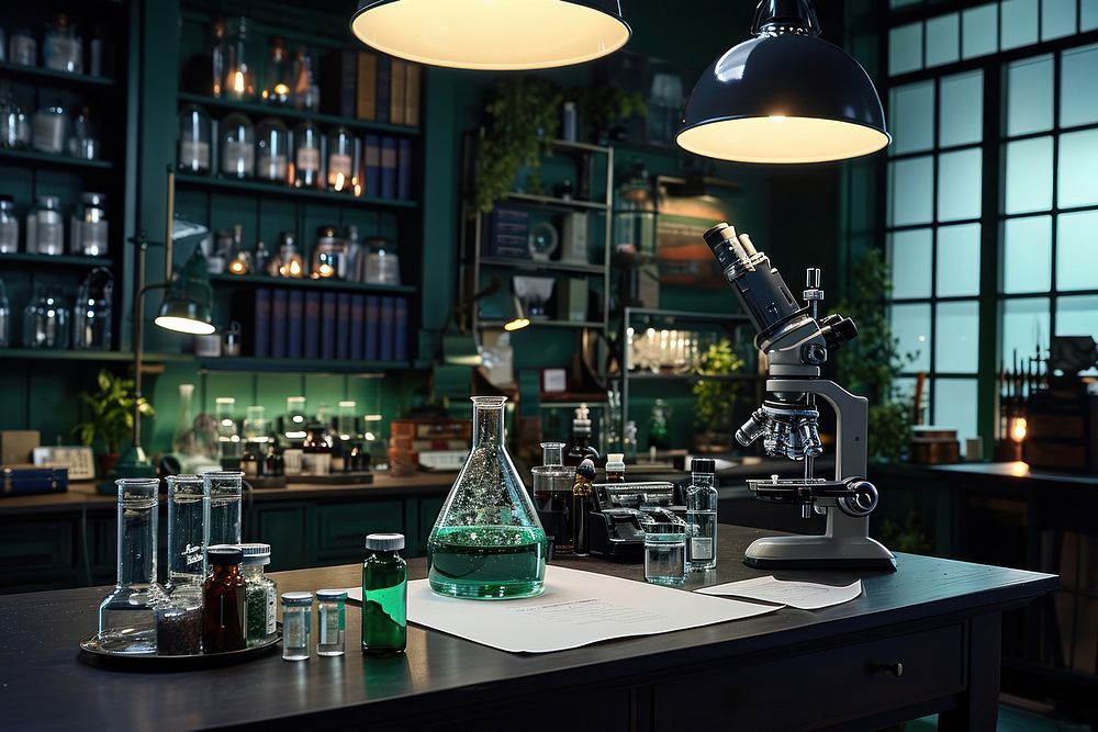 Equipment study scientist room architecture | Free Photo - rawpixel