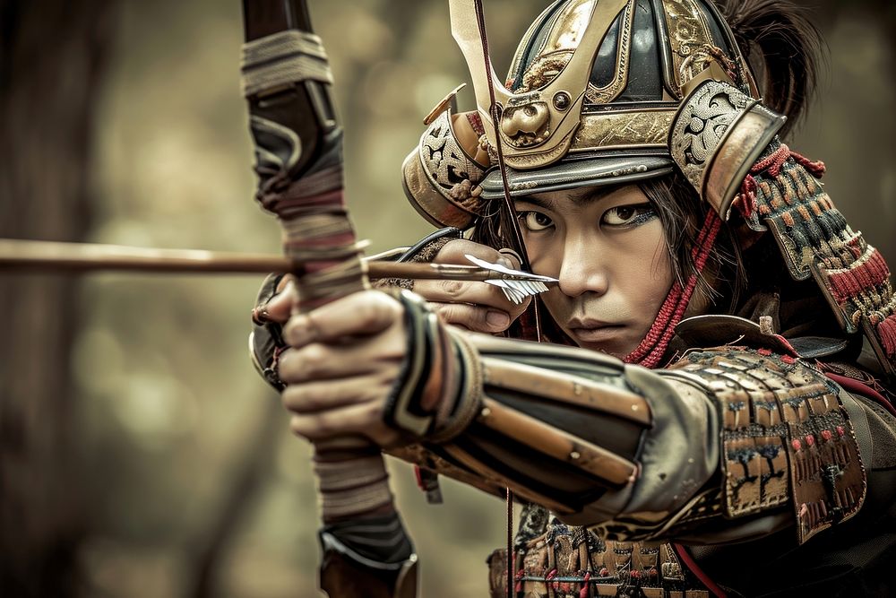 Japanese warrior battle field archery | Premium Photo - rawpixel