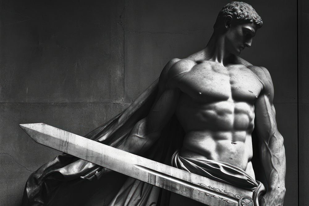 Warrior sculpter photography sports torso. | Premium Photo - rawpixel