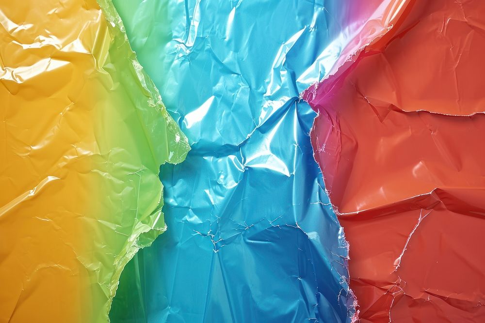 Shrink plastic wrap backgrounds rainbow | Premium Photo - rawpixel