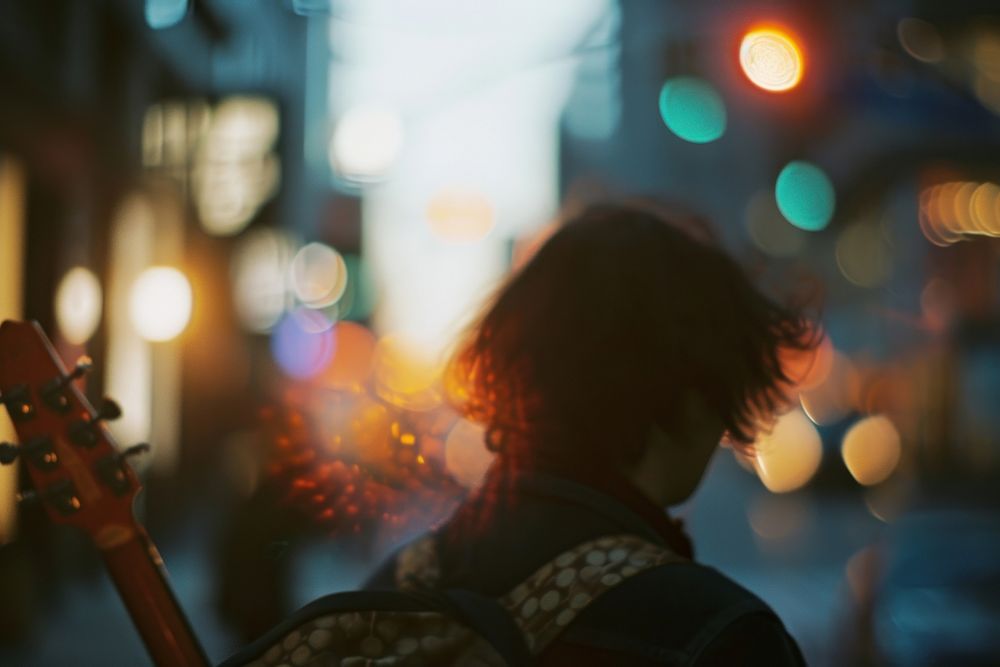 Sining music guitar street adult. | Free Photo - rawpixel