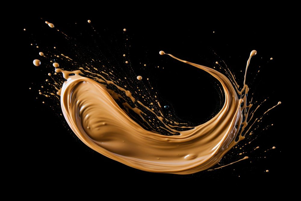 Coffee stain effect black background | Premium Photo - rawpixel