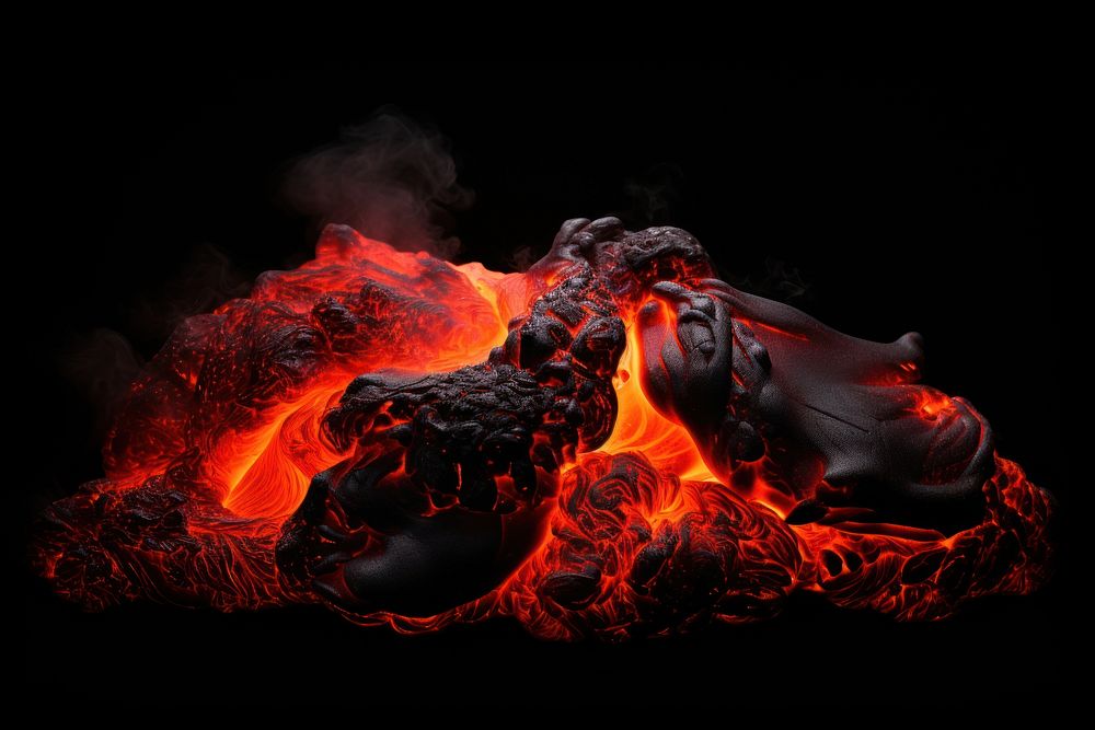 Molten lava effect volcano bonfire | Free Photo - rawpixel