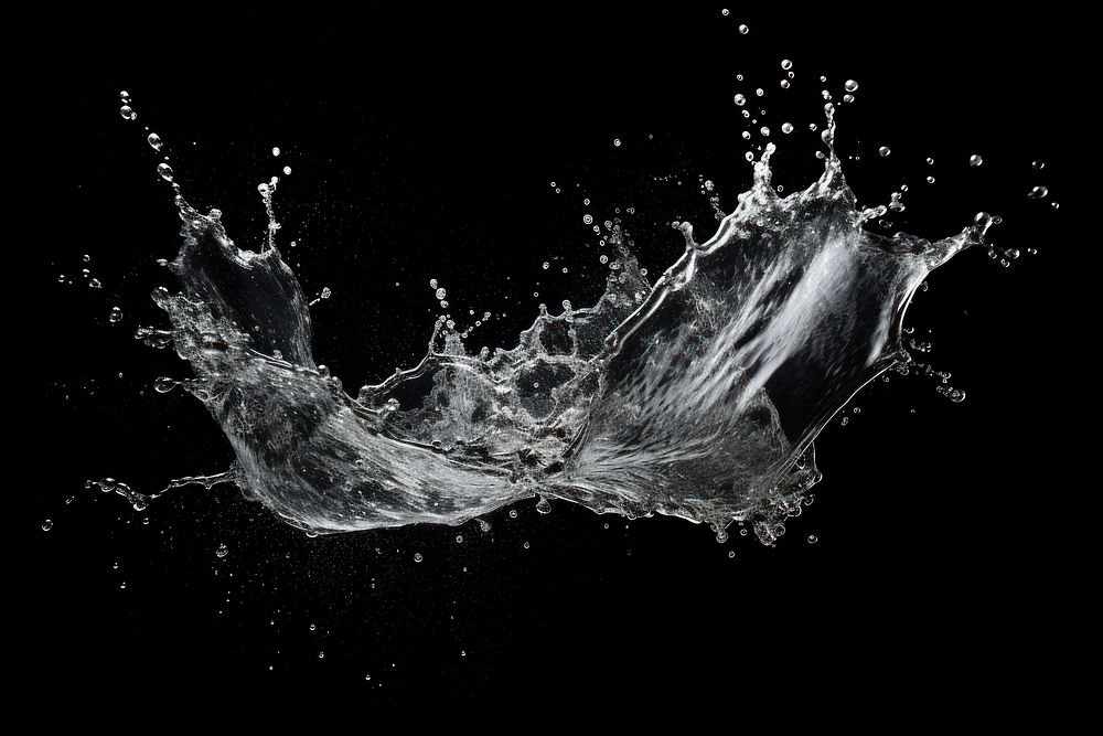 Water splash effect backgrounds black | Premium Photo - rawpixel