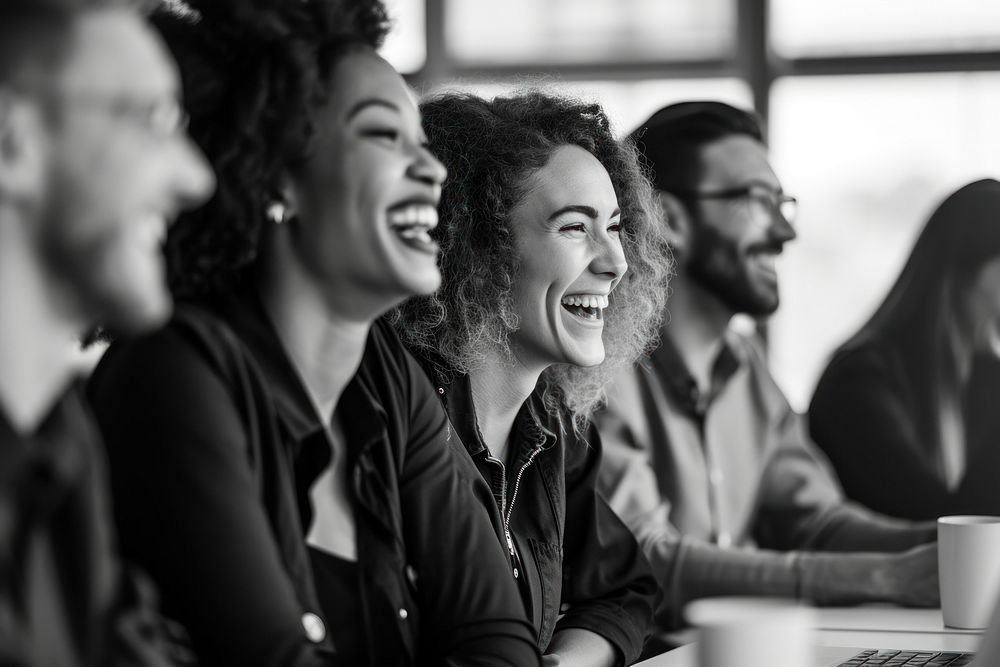 Divers office workers laughing adult | Premium Photo - rawpixel