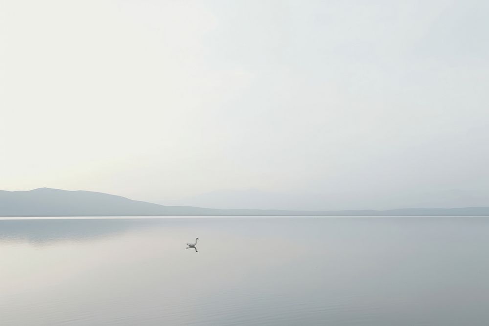 Minimal lake scenery photo outdoors | Free Photo - rawpixel
