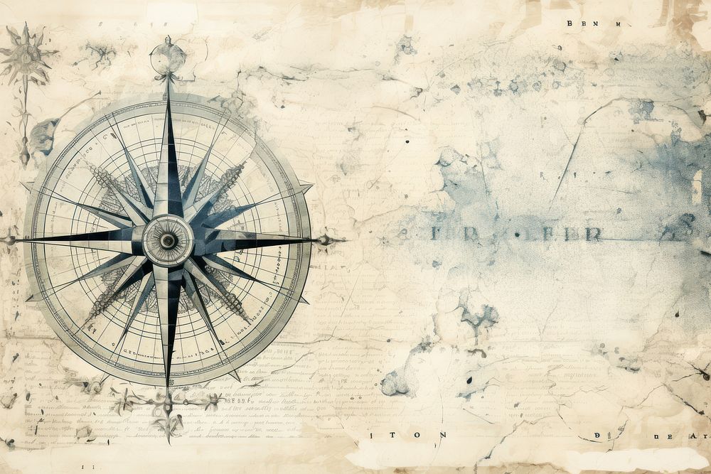 Compass border backgrounds paper architecture. | Free Photo ...