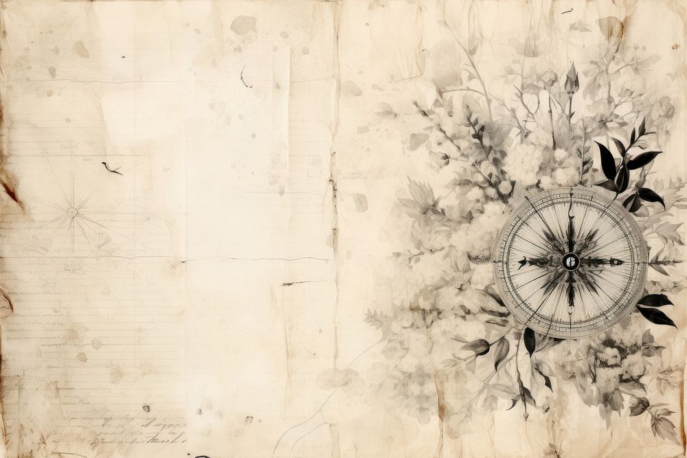 Compass border backgrounds paper art. | Free Photo Illustration - rawpixel