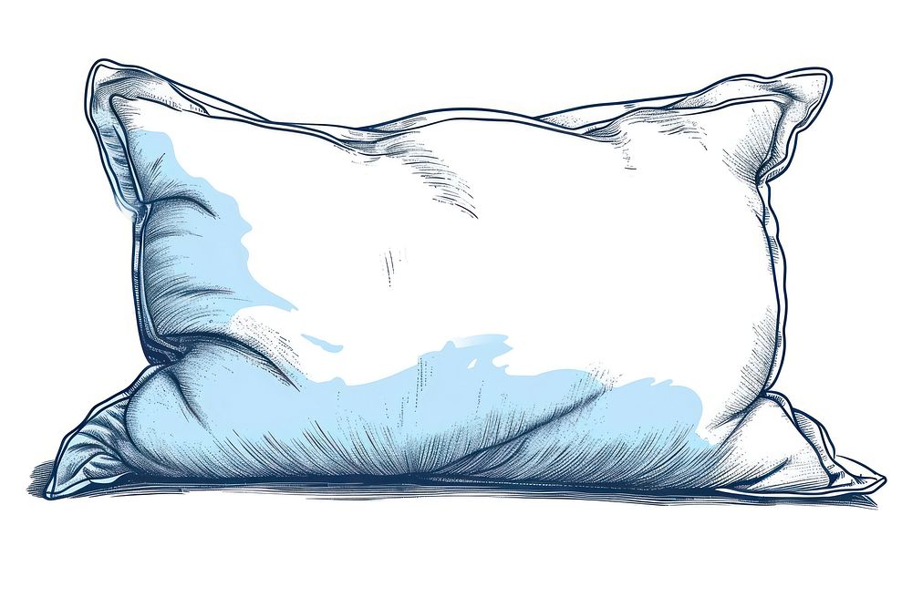 Antique pillow cushion drawing sketch. | Premium Photo Illustration ...