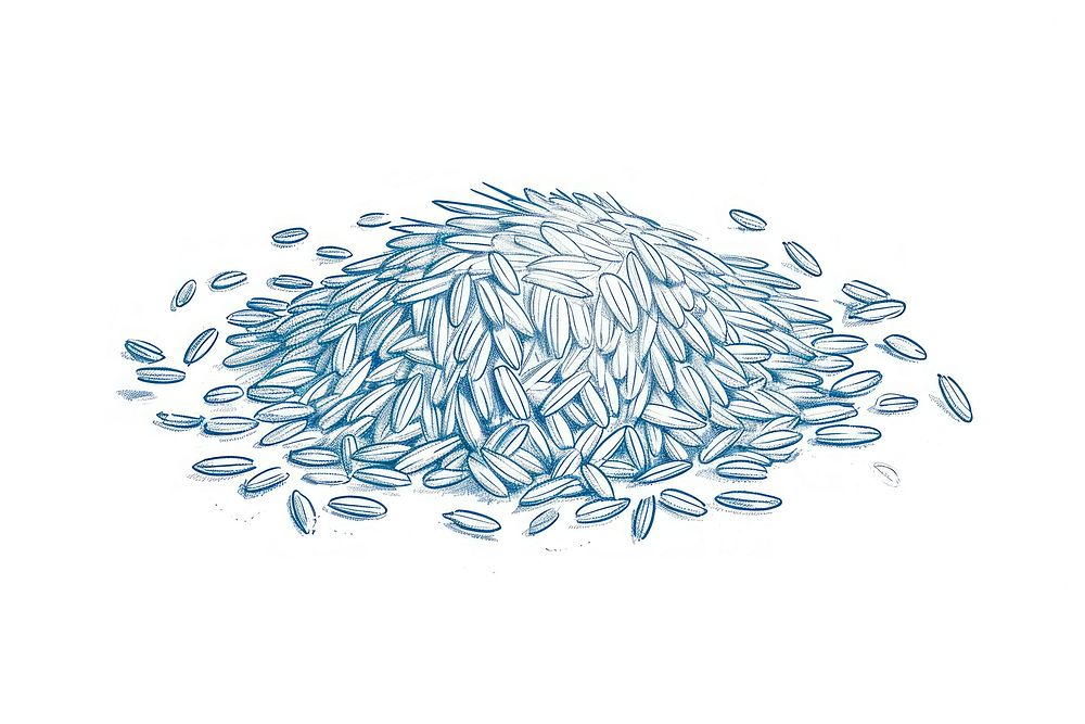 Antique rice drawing sketch grain. | Premium Photo Illustration - rawpixel