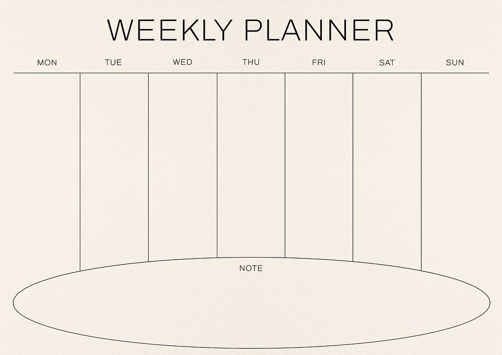 Weekly planner template design | Free Photo - rawpixel