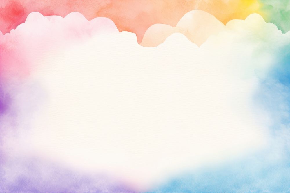 Rainbow top border outdoors sky | Free Photo Illustration - rawpixel