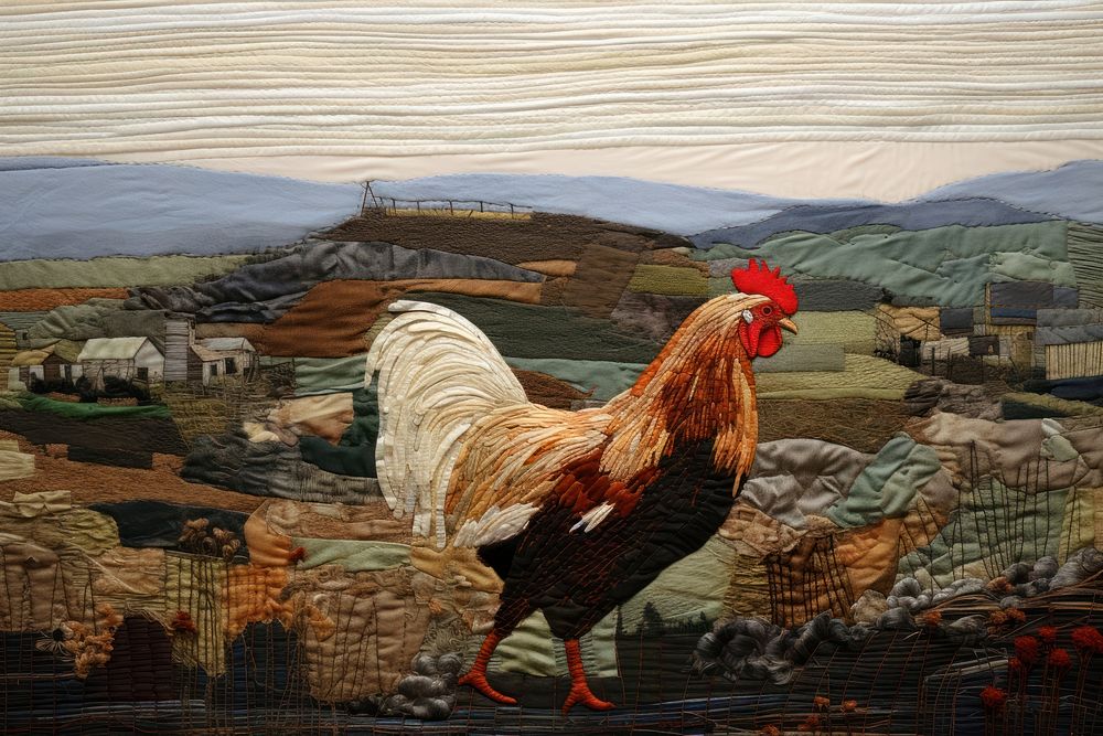 Farm chicken landscape poultry animal. | Free Photo - rawpixel