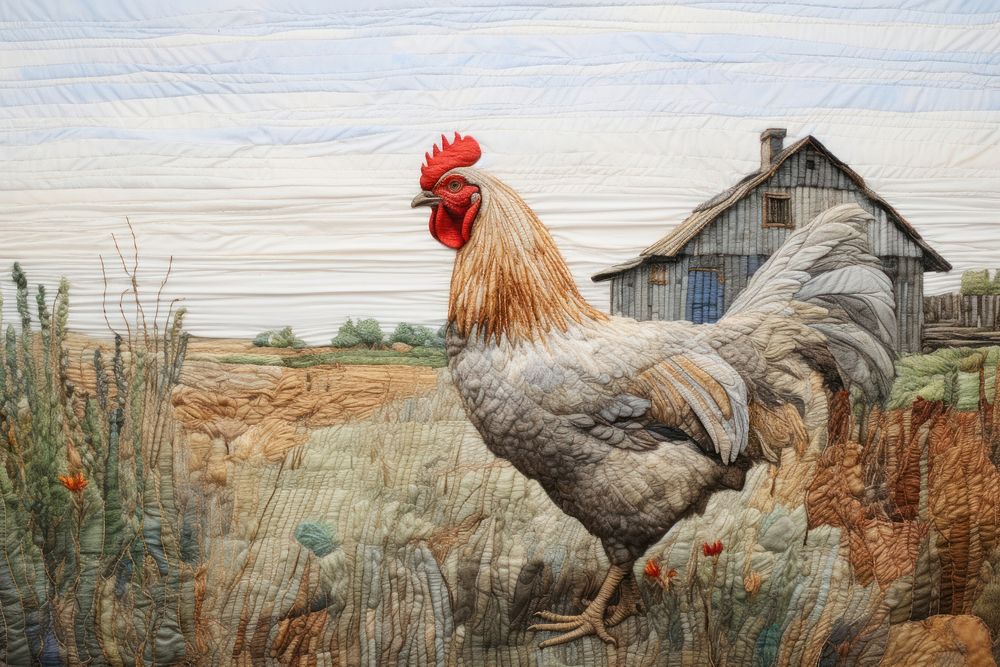 Farm chicken landscape poultry animal. | Premium Photo - rawpixel