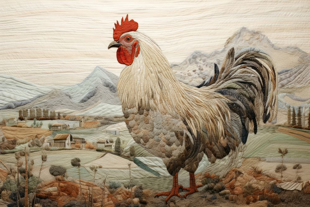 Farm chicken landscape poultry animal | Premium Photo - rawpixel