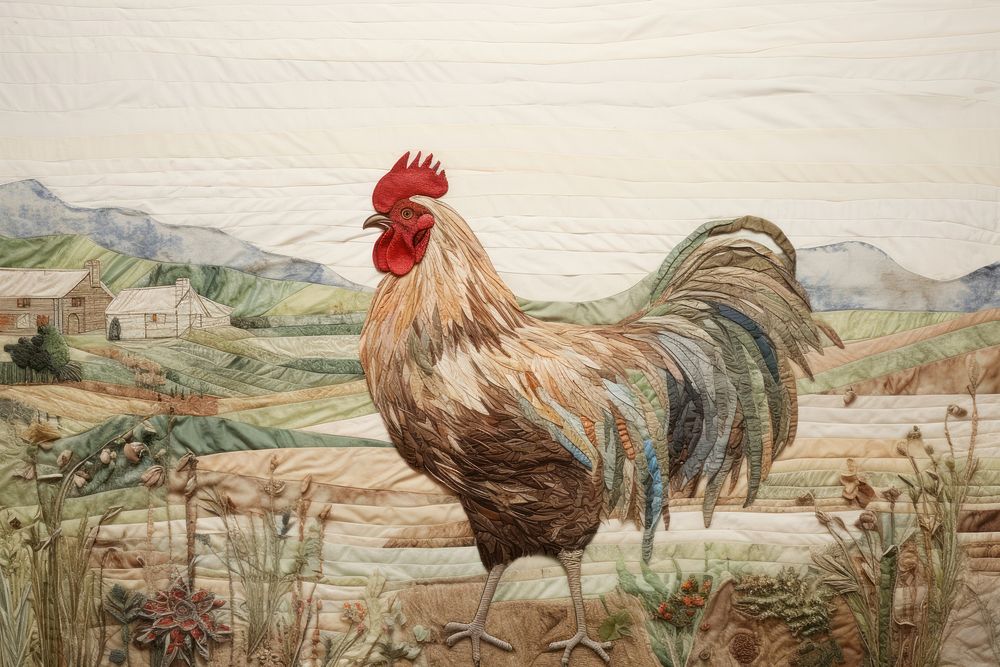 Farm chicken landscape poultry animal | Premium Photo - rawpixel