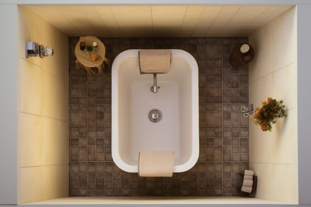 Bathroom bathtub architecture flooring. | Free Photo - rawpixel