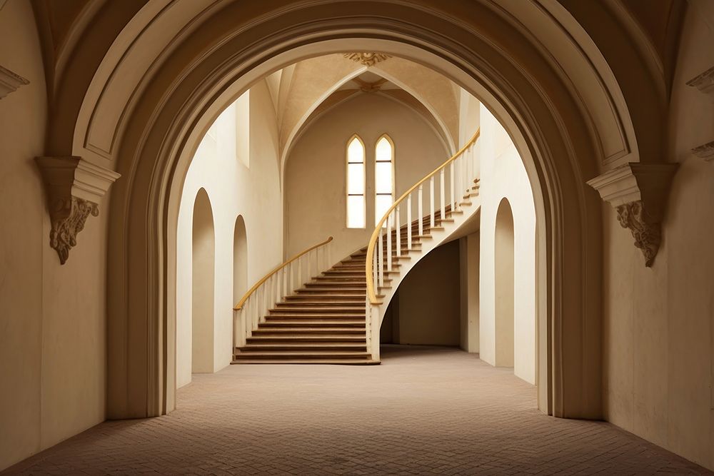 castle empty architecture staircase building. | Premium Photo - rawpixel