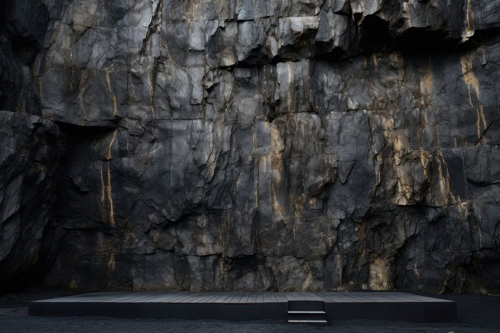 Minimal modern Black rock wall | Free Photo - rawpixel