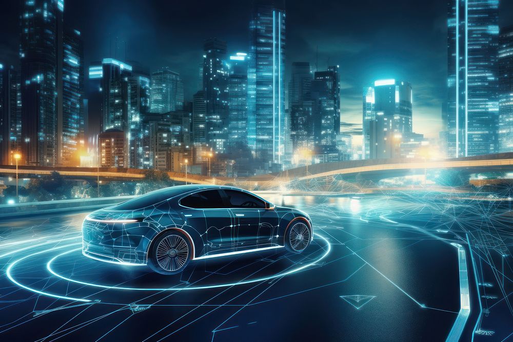 Electric car city vehicle wheel. | Premium Photo Illustration - rawpixel